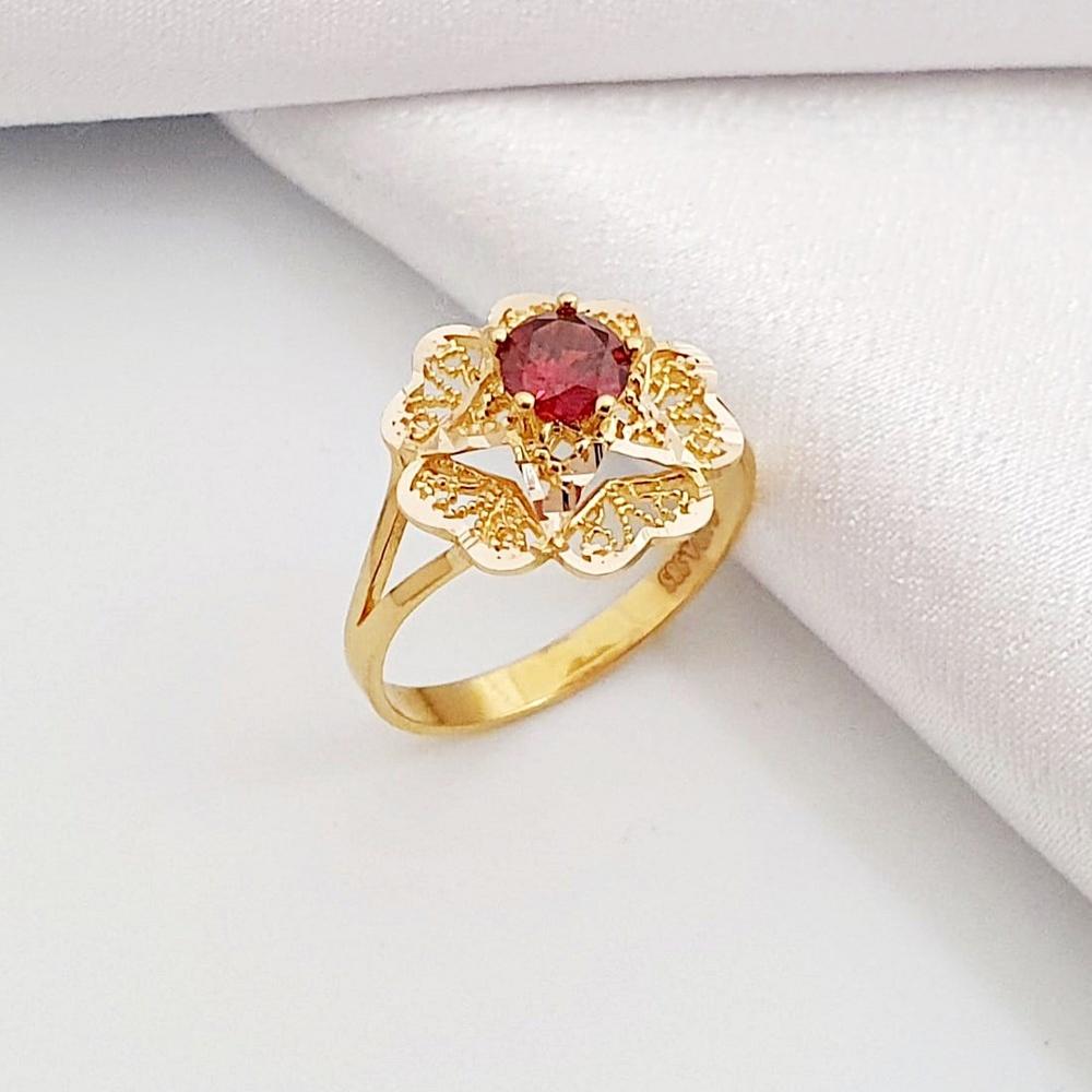 Eskimeyen Gül Model Altın Anne Yüzüğü YZ02646 - Altın Plaza