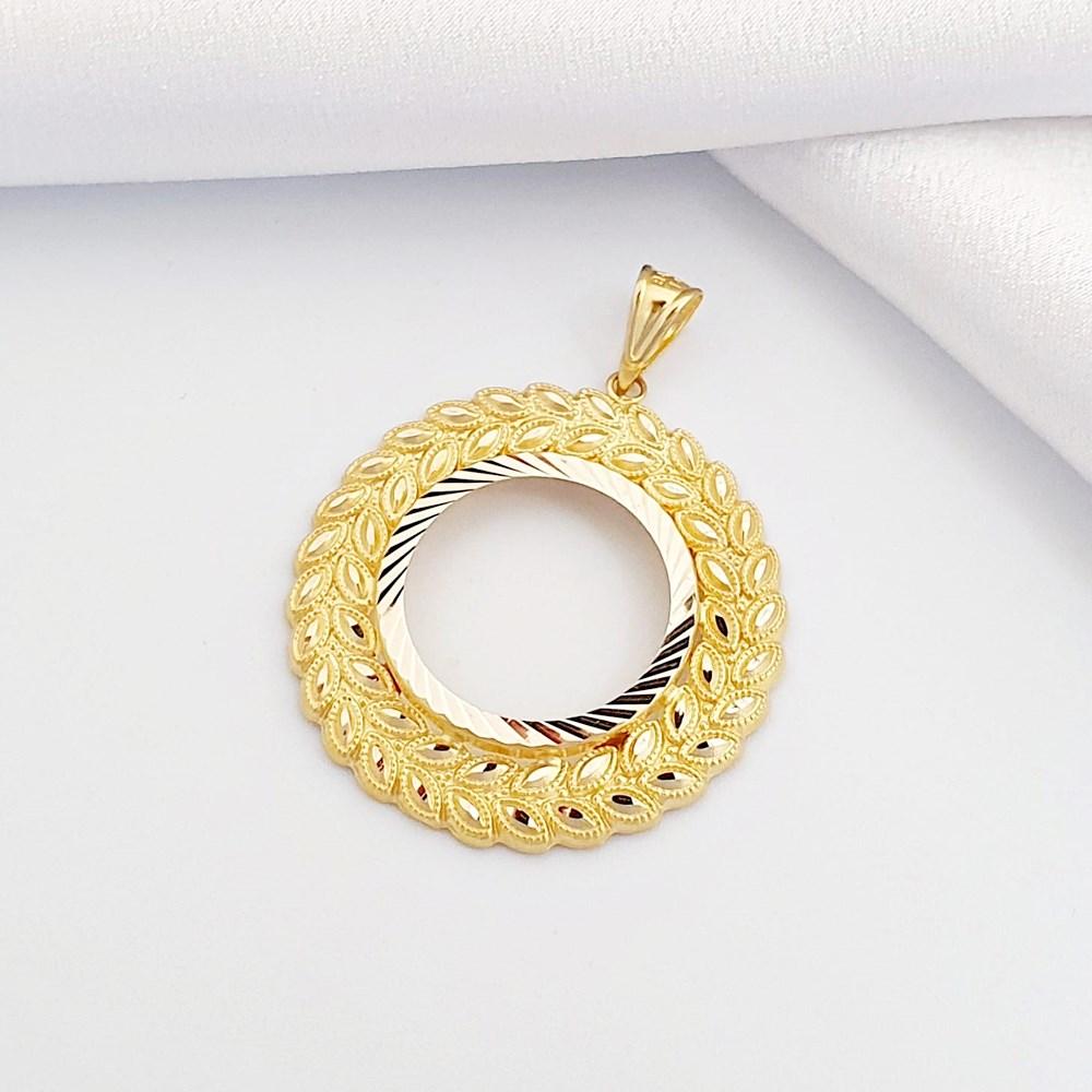 Yarım, Reşat, Cumhuriyet Ata Takılan Çerçeve Kolye KL09967 - Altın Plaza